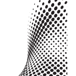 Rainbow color halftone design | Free SVG