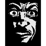 Comic shocked man | Free SVG