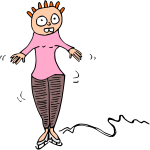 Waving Princess | Free SVG