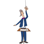 Band and conductor vector | Free SVG