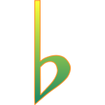Accidental sharp color art | Free SVG