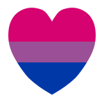 Bisexual female pride symbol white | Free SVG