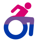 Bisexual female pride symbol white | Free SVG