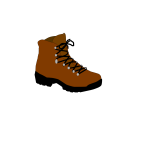Brown boot | Free SVG