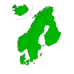 Sweden map vector image | Free SVG