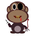 Scared ape | Free SVG