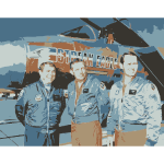 NASA flight suit vector drawing | Free SVG