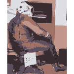 NASA flight suit vector drawing | Free SVG