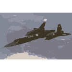 XB-52 airplane | Free SVG