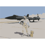 NASA flight suit vector drawing | Free SVG