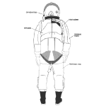 NASA flight suit vector drawing | Free SVG