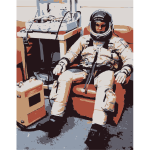 NASA flight suit vector drawing | Free SVG