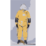 NASA flight suit vector drawing | Free SVG