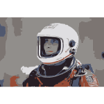 Astronaut helmet vector illustration | Free SVG