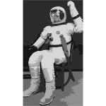 NASA flight suit vector drawing | Free SVG