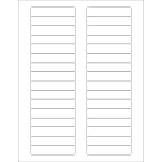 Address label template vector image | Free SVG