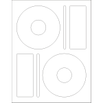 CD label for open clip art vector images | Free SVG