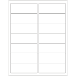 Address label template vector image | Free SVG