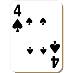 Blue Playing Card Back Vector Illustration Free SVG