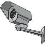 CCTV fixed camera vector image | Free SVG